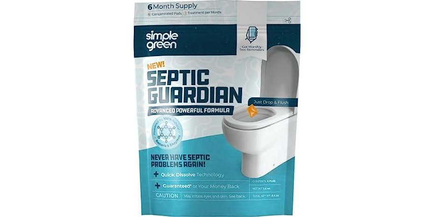 Simple Green Septic Guardian Monthly Septic Tank Treatment