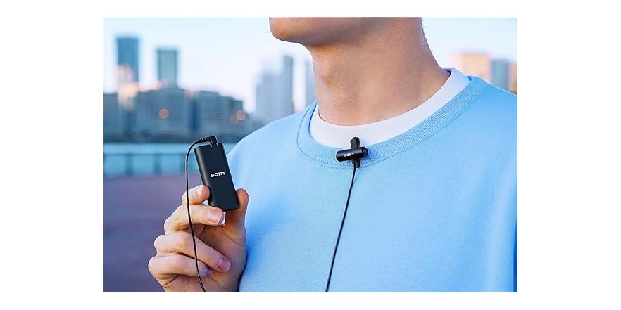 Sony Ecm-Lv1 Black Lavalier/Lapel Microp