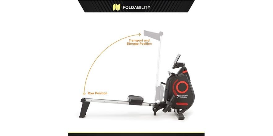 Circuit Fitness Foldable Rowing Machine