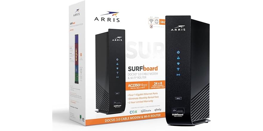 ARRIS SBG7400AC2-RB DOCSIS 3.0 (Open Box)