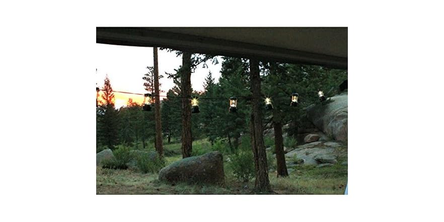Coleman LED String Lights, 10 Lanterns