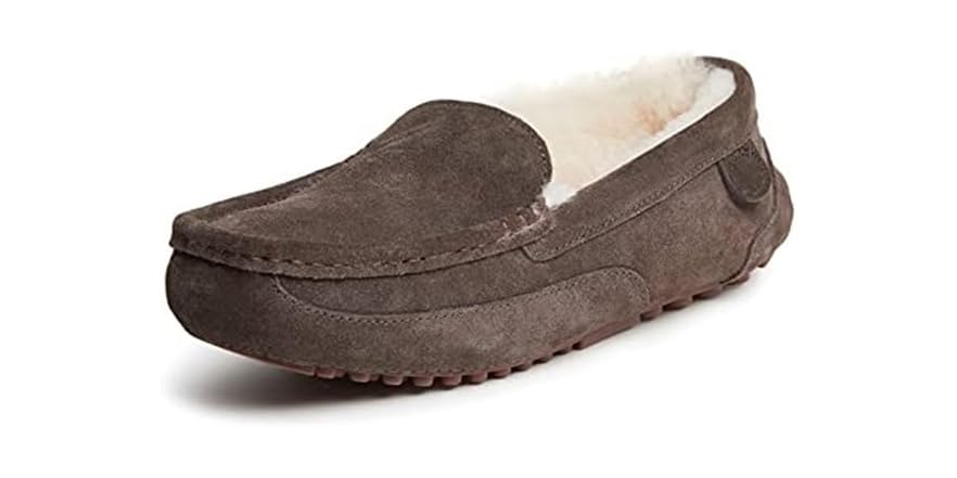 Dearfoams Men's Shearling Slippers