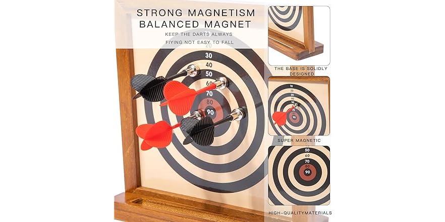 LXGYPWIN Mini Dart Board for Kids