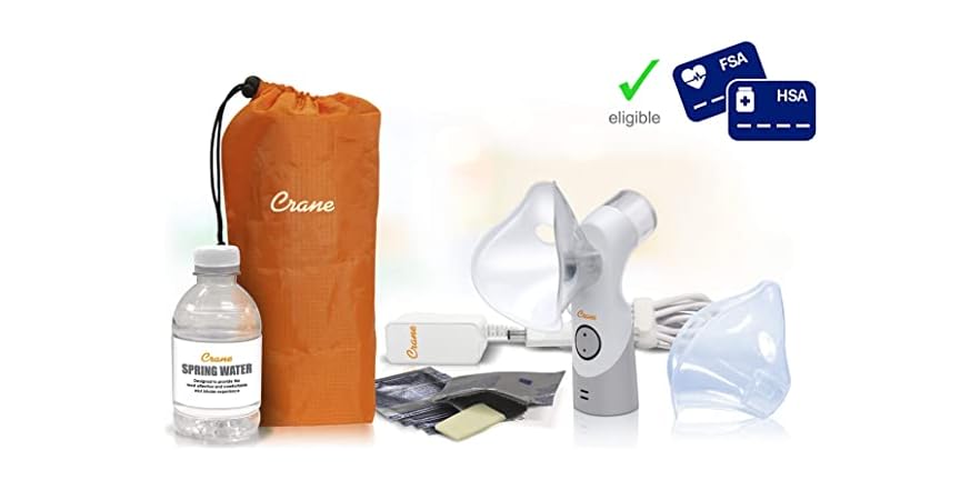 Crane Warm and Cool Mist Steam Inhaler