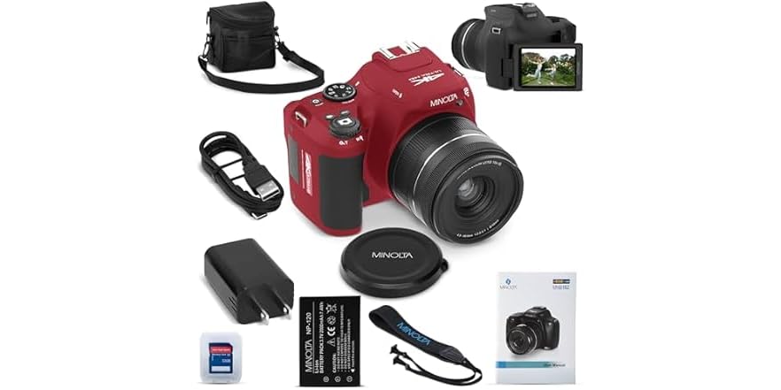 (NEW) Minolta 64 Mega Pixels Auto Focus Digital Camera (Open Box)