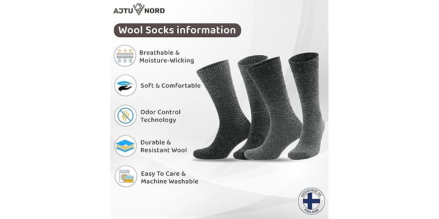 Ajtu Nord| Unisex Alpaca Wool Socks