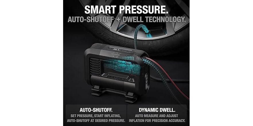 NOCO AIR15 UltraFast 15A Tire Inflator, 12V