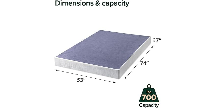 ZINUS 7 Inch Metal Smart Box Spring