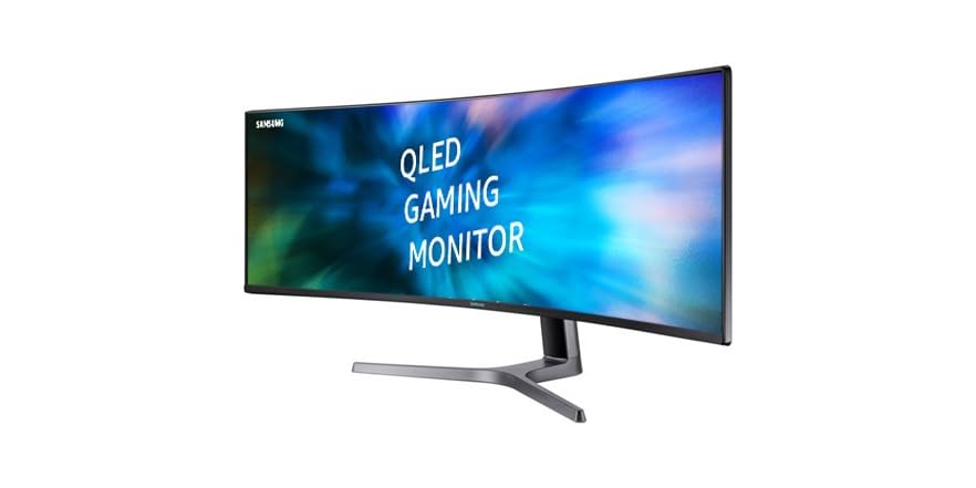 Samsung 49" Dual QHD Curved 120Hz QLED Gaming Monitor (Open Box)