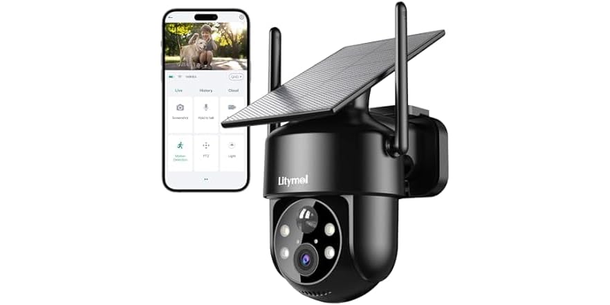 LITYMOL 2K 2.4g WiFi Security Cameras (Open Box)