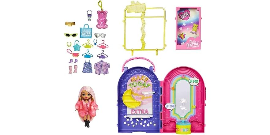 Barbie Extra Minis Doll and Fashion Play