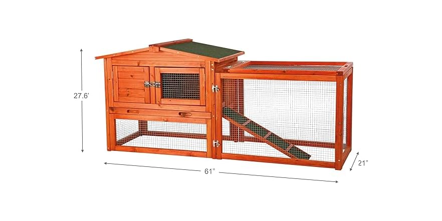 TRIXIE Natura Single Rabbit Hutch