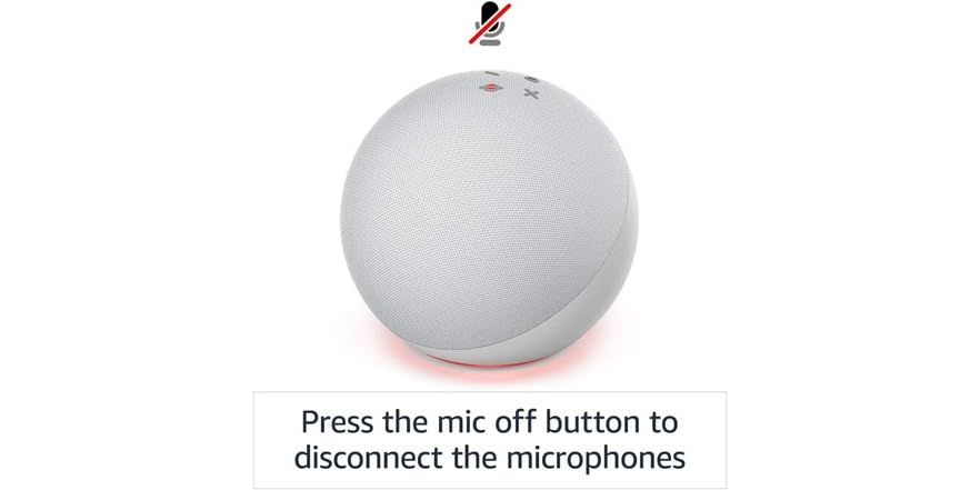 Echo (4th Gen) | smart home hub with Alexa (Scratch & Dent)