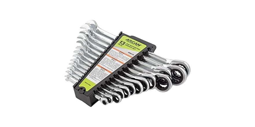 ARCAN SAE Master Ratcheting Wrench 13Pc Set (Open Box)