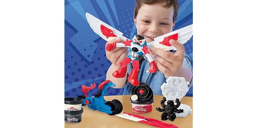 Play-Doh Marvel Captain America Moto-Slicer Playset