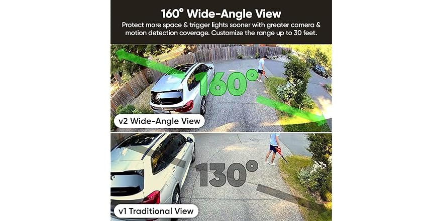 WYZE Floodlight Camera v2 2K HD Outdoor Security Camera (Open Box)