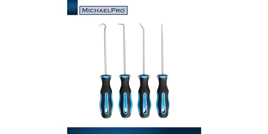MichaelPro MP002006 4Pc Pick & Hook Set
