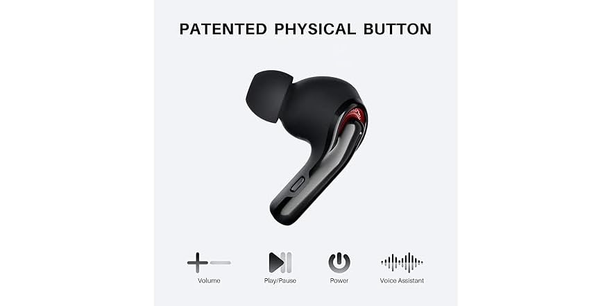(NEW) Tribit FlyBuds C1 Wireless Bluetooth Earbuds