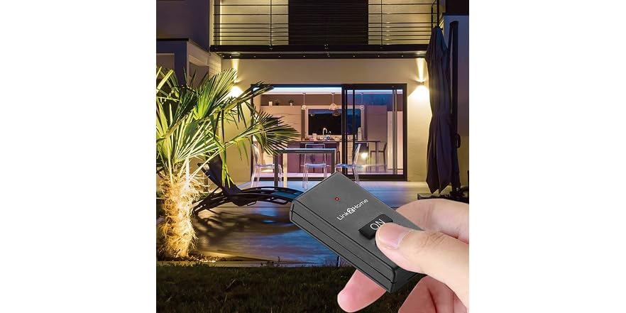 Outdoor Wireless Remote Outlet, Single
