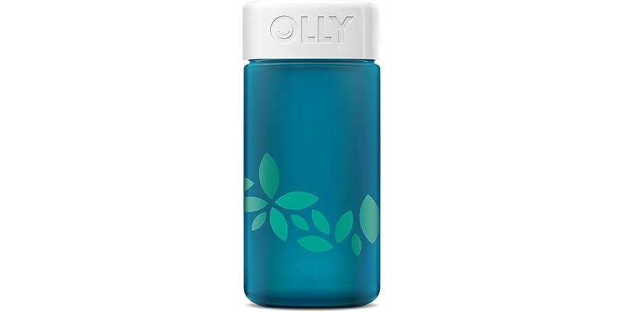 OLLY Joy Jar Gift, Easy Refillable Glass Bottle