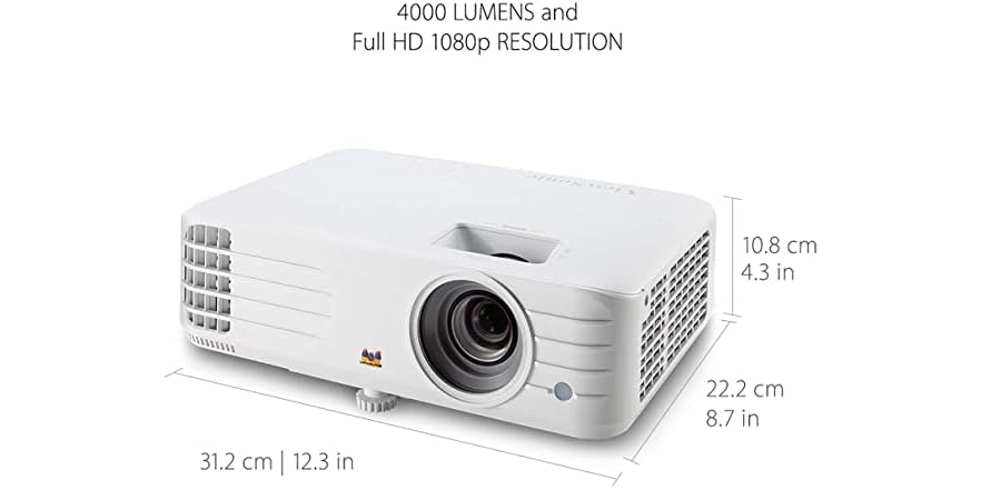 ViewSonic PG706HD 4000 Lumens Full HD 1080p Projector