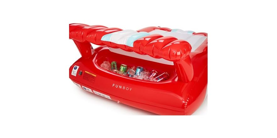 FUNBOY Inflatable Red Sports Car Pool Float