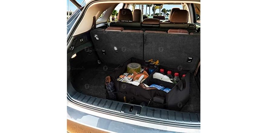 Zone Tech Multipurpose Cargo Trunk Organizer