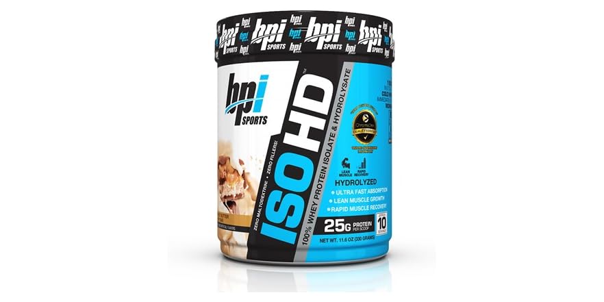 BPI ISO HD Whey Protein Isolate/Hydrolysate