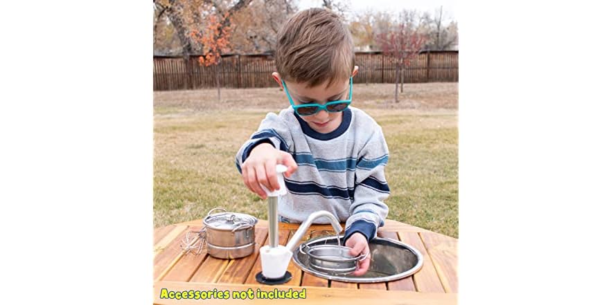 READY 2 LEARN Outdoor Curved Mud Table