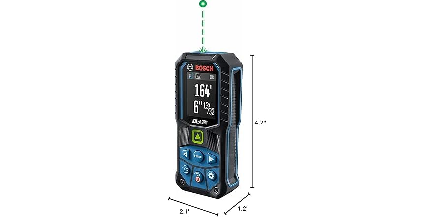 BOSCH 165 Ft Blaze Green Laser Measure