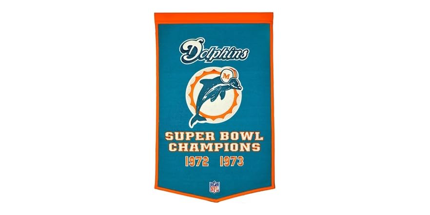 Miami Dolphins Dynasty Banner