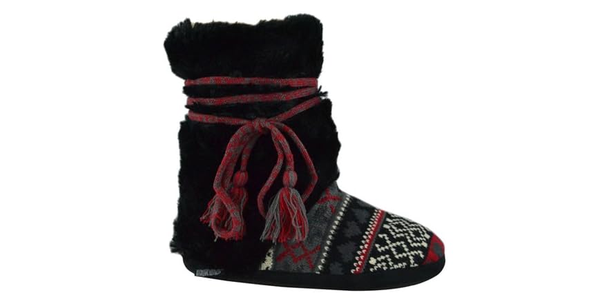 MUK LUKS® Fur Wrap Boot-Ladies