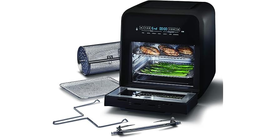 Oster Air Fryer Oven & Multi-Cooker, Black