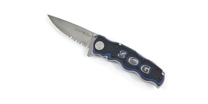 SOG Meridian Topo Drop Point Knife