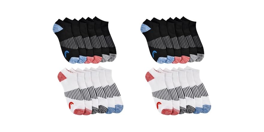 HEAD Men's Cushioned Socks 12-Pairs