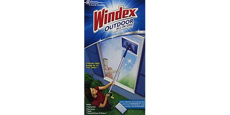 Windex Cleaner Window Outdoor All in One