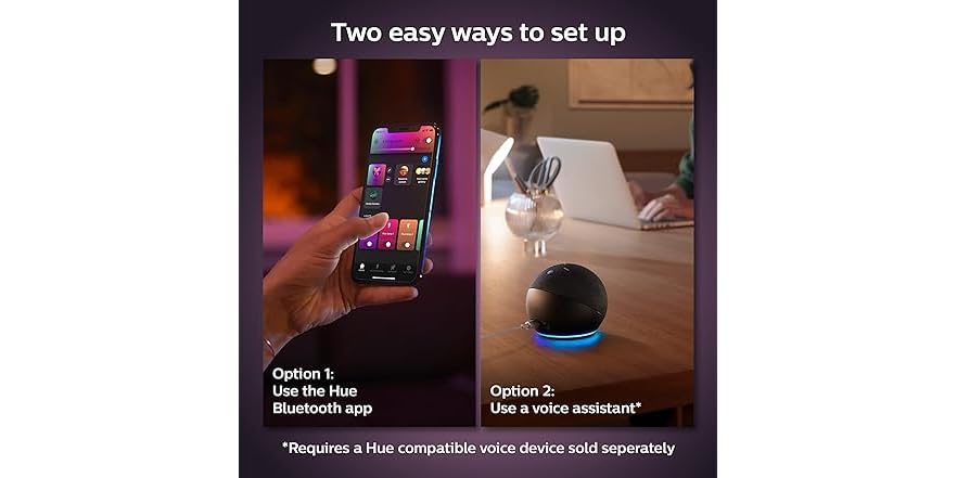 Philips Hue Smart Candle-Shaped LED Bulb