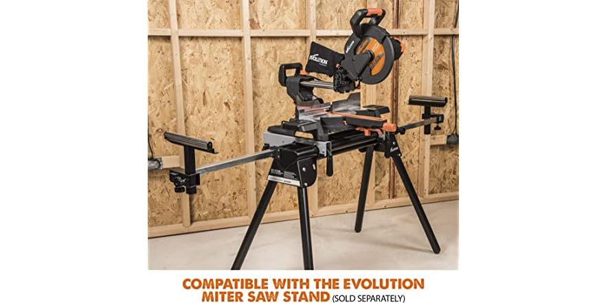 Evolution R255SMS+ Miter Saw With 10" In Blade