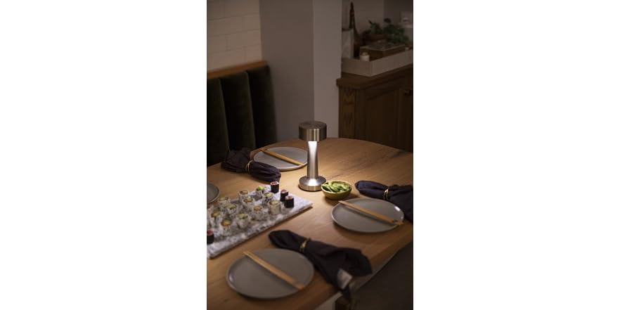 Chelsea Chrome Cordless Table Lamp