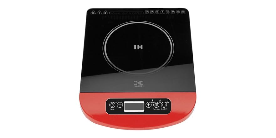 Induction Cooking Plate, Red