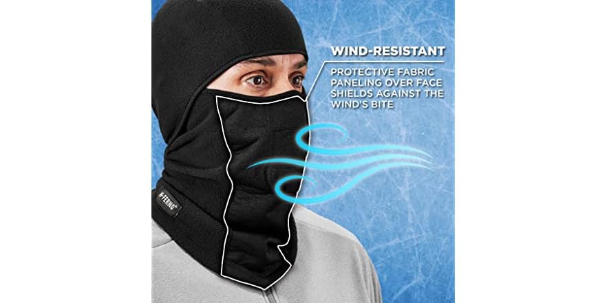 Ergodyne Hinged Balaclava Face Mask Pack