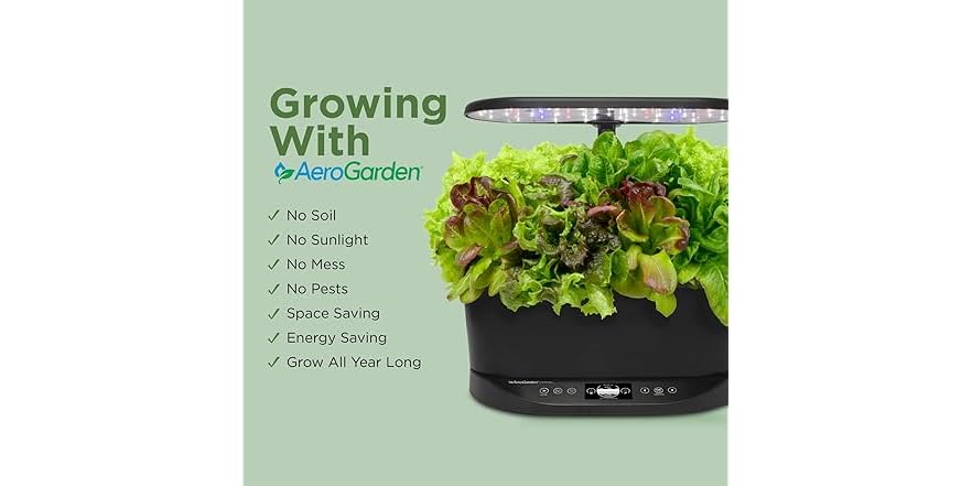 AeroGarden Bounty Basic - Indoor Garden