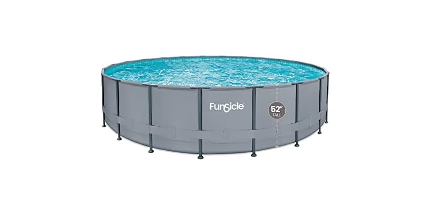 Funsicle 22ft x 52in Round Oasis Above Ground Pool
