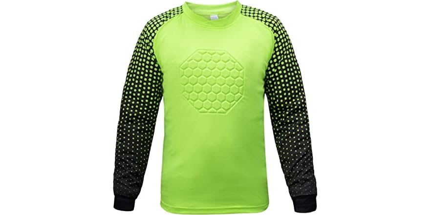 Soccer Goalie Shirt (Lime Green, Lrg)