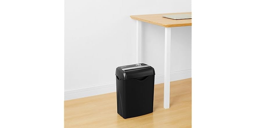 Amazon Basics - 6 Sheet Cross Cut Paper Shredder