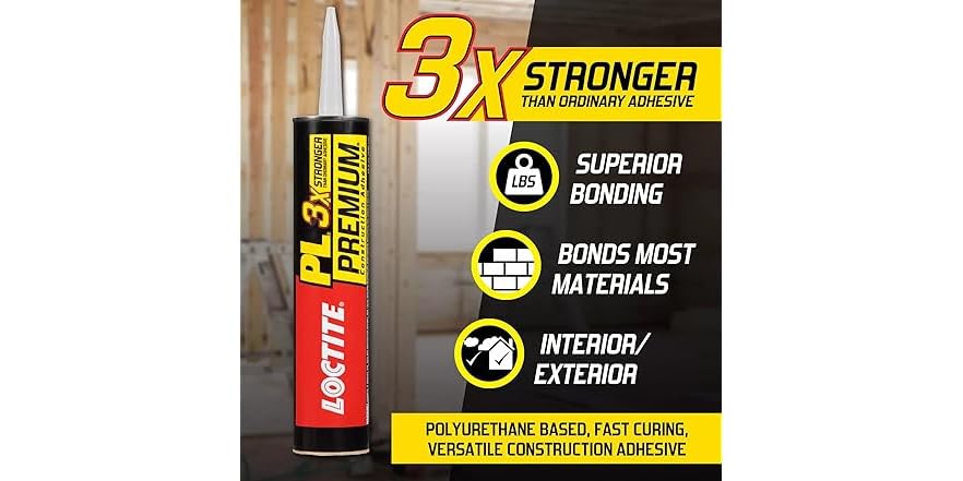 Loctite PL Premium Polyurethane Construction Adhesive