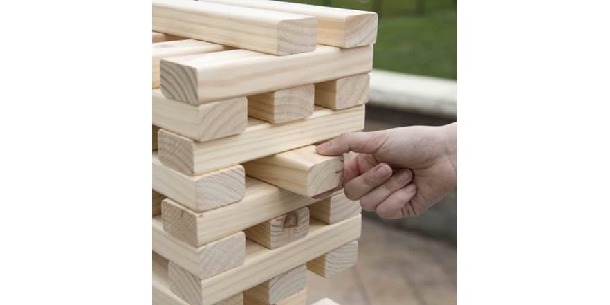 Giant Wooden Stacking Game
