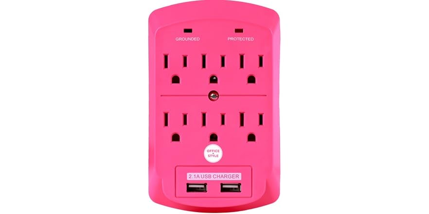 Office+Style Surge Protector (2 Pack)