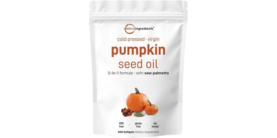 Pumpkin Seed Oil & Saw Palmetto 300ct