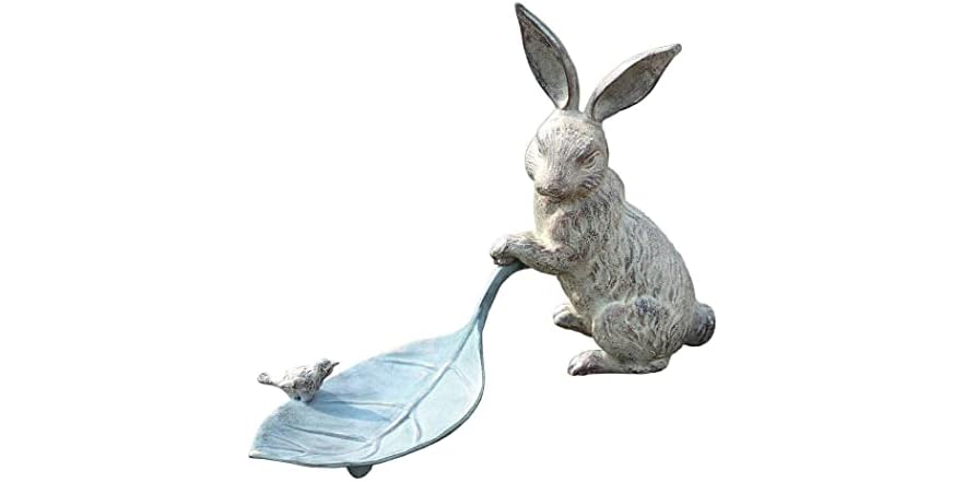 SPI Home Rabbit and Leaf Bird Feeder